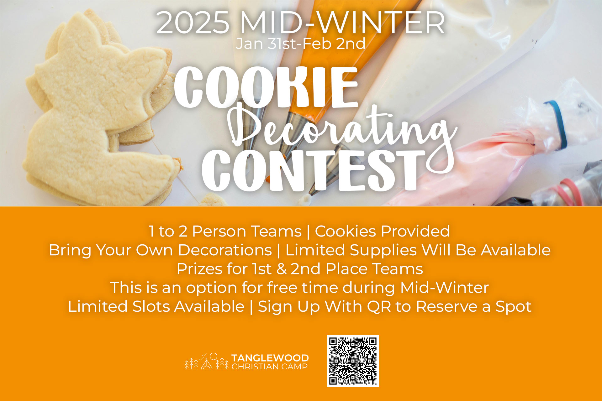 2025 Mid-Winter Cookie Decorating Contest - Tanglewood Christian Camp